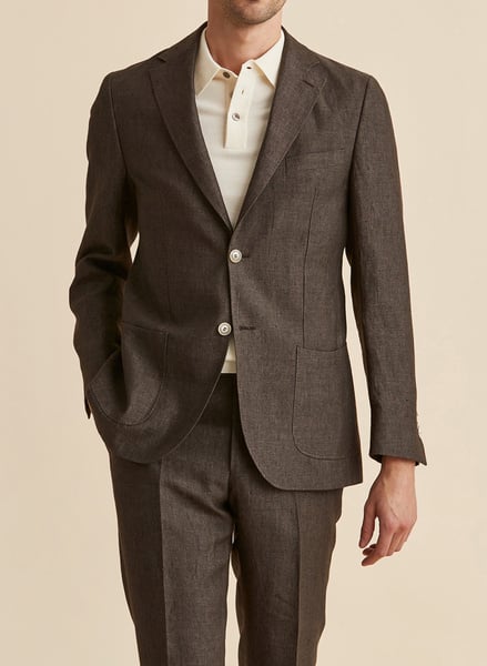 Mike Linen Suit Jkt - Morris Stockholm