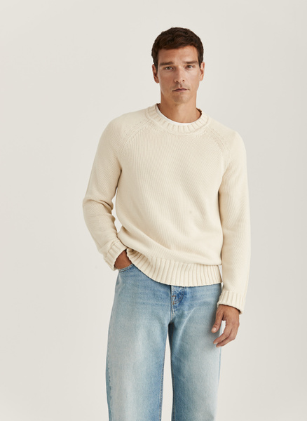 Brooks Crew Oneck - Off White